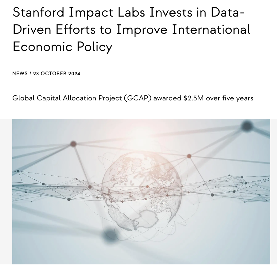 The Global Capital Allocation Project